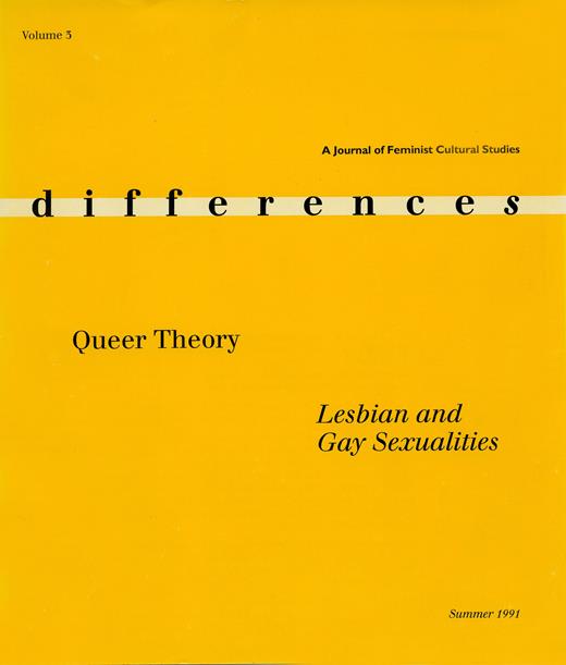 Queer Theory Lesbian And Gay Sexualities An Introduction Differences