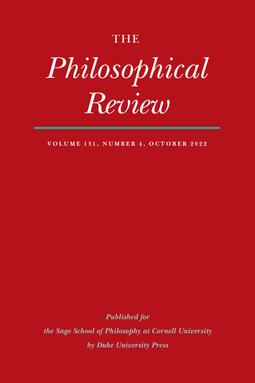 Metaphysical Emergence The Philosophical Review Duke University Press